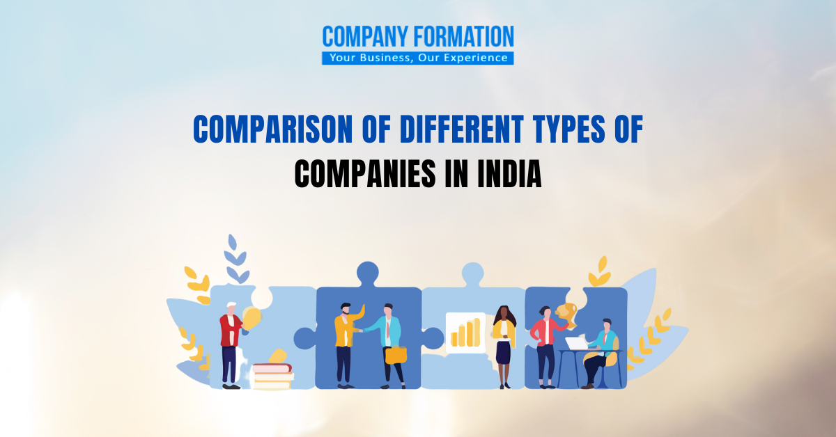 Comparison of Different Types of Companies in India.